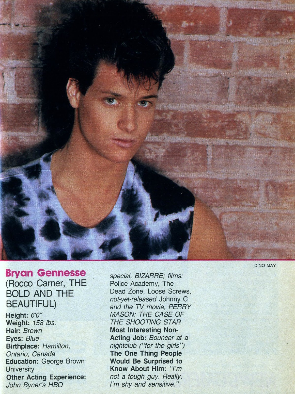 Actors To Watch Out For #10: Bryan Genesse