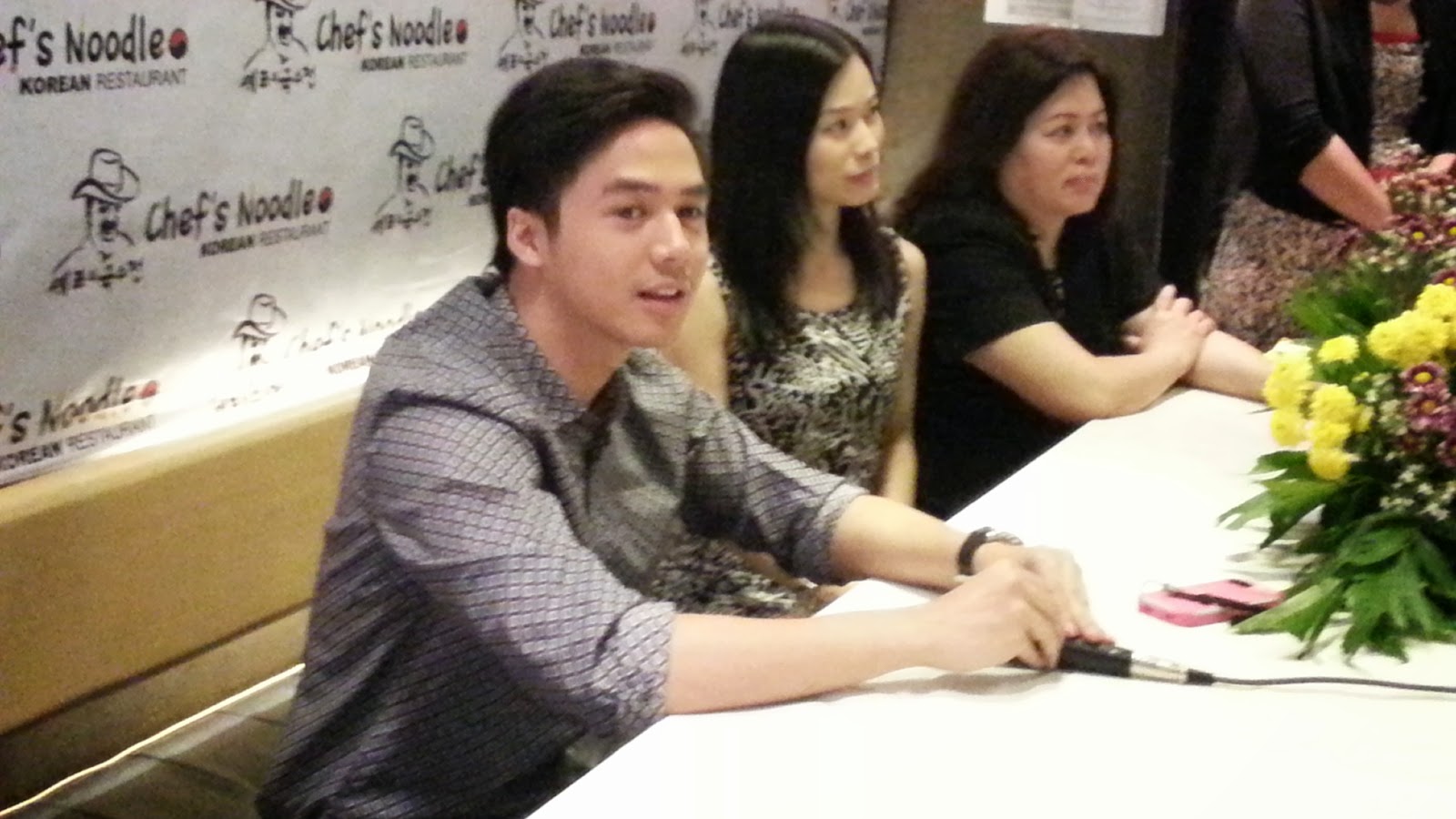 The Philippine Beat: Chef's Noodle's newest endorser is Sam Concepcion