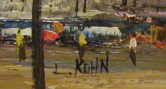 Kevin's Lost Artists Blog: L. Kohn European artist?