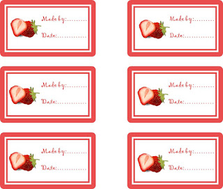 Homemade jam labels - free printable |Keeping it Real