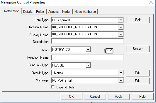 Oracle Application S Blog Workflow Customization How To Send Supplier Po Notification With Po