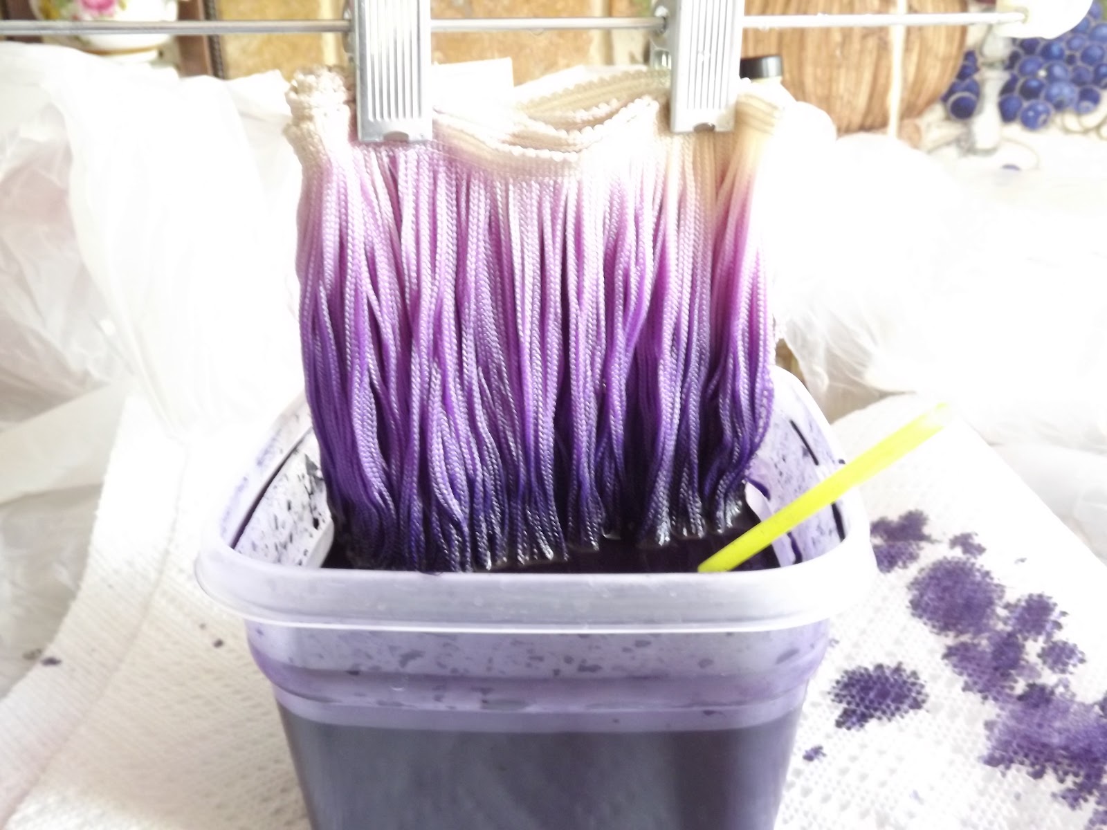 les rebelles doux.: DIY: Dip Dye Fringe