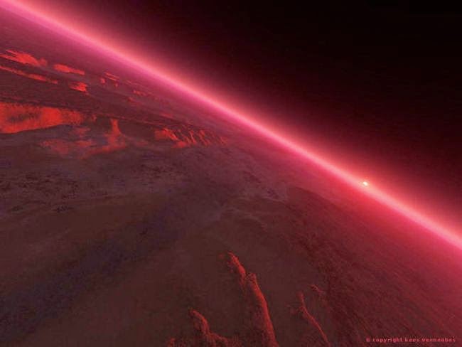 RIBEIROTEC: Astronomia: Como é o pôr-do-sol no Planeta Marte?