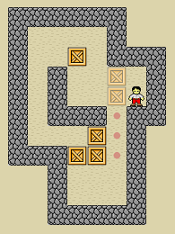 Sokoban: Sokoban lessons - Six boxes (with rooms)