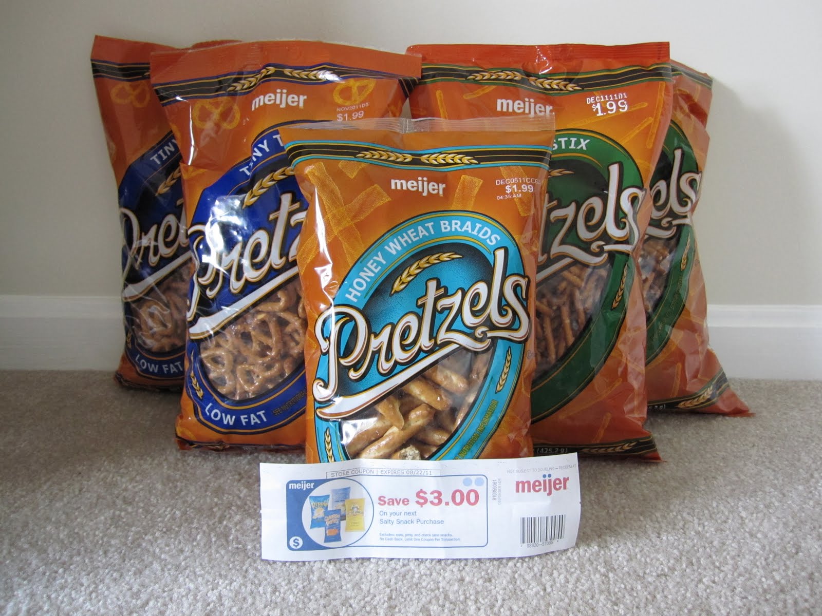 Go Get Your "Coup" On!: These Meijer Pretzels Are Making Me Thirsty!