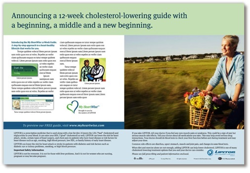 LIPITOR: Pharmaceutical Printed Promotional Materials(Advertisements ...