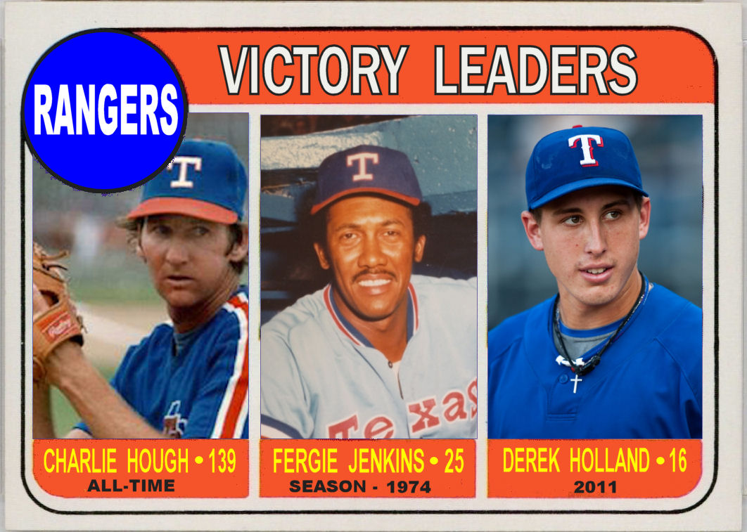 Cards That Never Were: 1969 Topps Rangers Victory Leaders