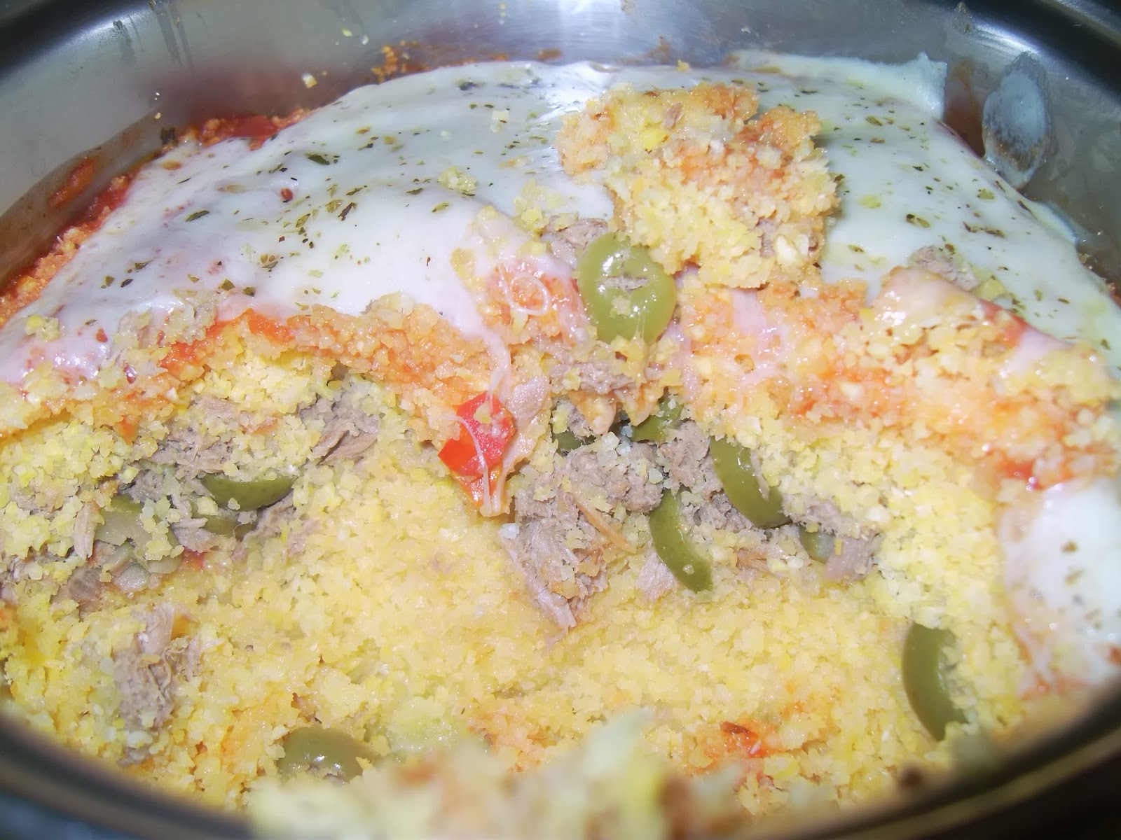 Cozinha da Ju: Cuscuz recheado