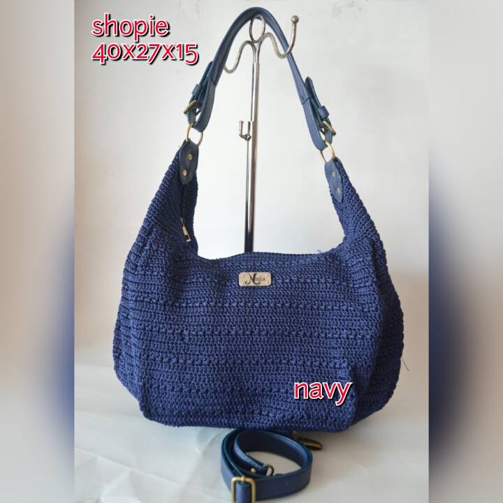 Tas Rajut Dari Benang Nilon