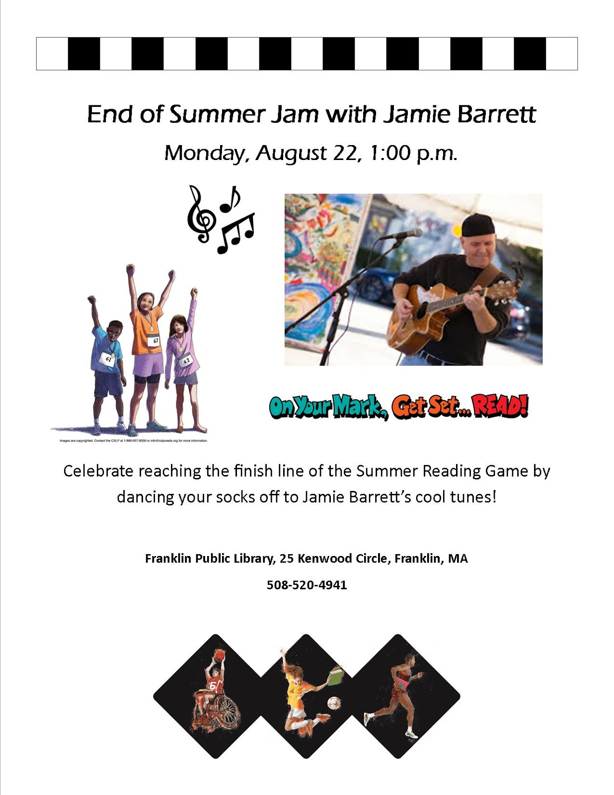 Franklin Matters: Franklin Library: End of Summer Jam with Jamie Barrett