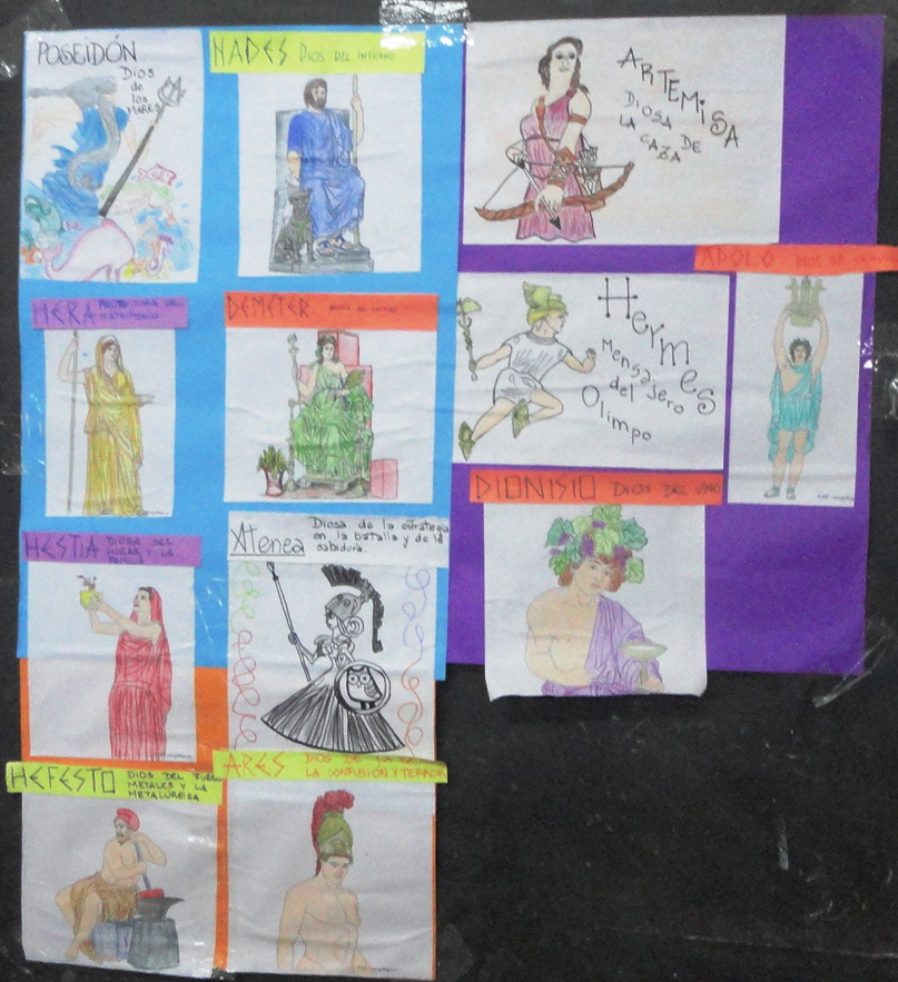 6º 2014 y 7º 2015 - ESCUELA RIVADAVIA: 5- LOS DIOSES DEL OLIMPO