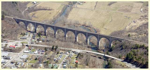 Industrial History: CP/DL&W Viaduct over Tunkhannock Creek at Nicholson, PA