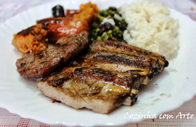 Cozinha com Arte: Grelhada Mista de porco preto