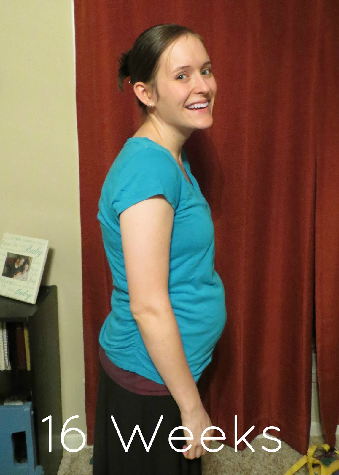 16 Weeks Pregnant Belly 1st Baby