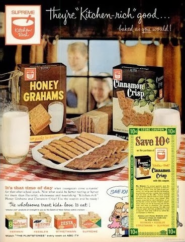 1960's advertising and pop culture: 1963 Kitchen Rich cookies