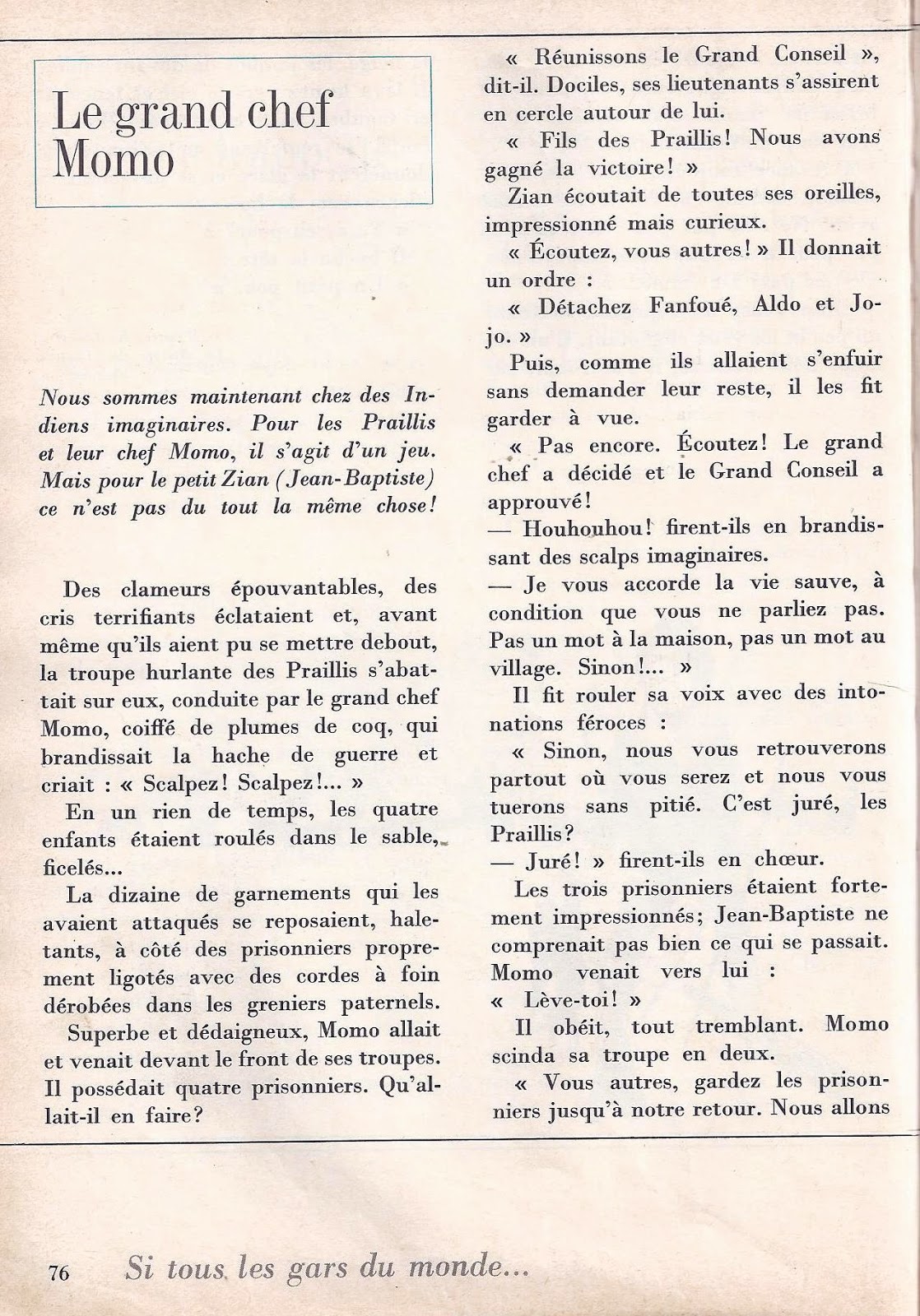 école : références: Lecture CM1 : Enfants du monde (4 textes)