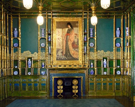 James McNeill Whistler, The Peacock Room, Kangxi Porcelain Collection ...