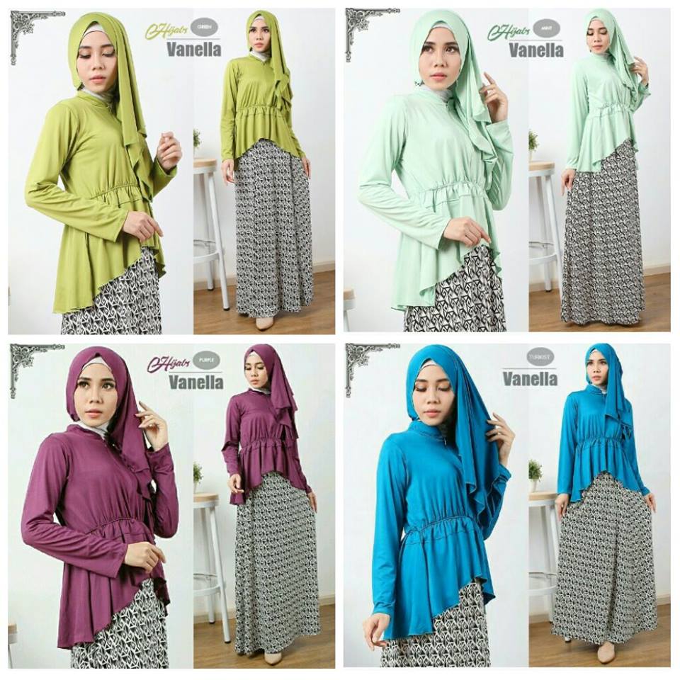 setelan baju rok pashmina | GUDANG PAKAIAN