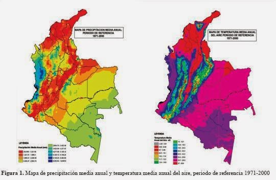 regiones climáticas de colombia: noviembre 2014