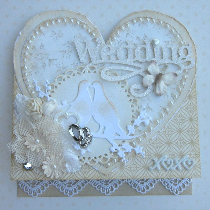 BlueSkyScrapping: Wedding Card