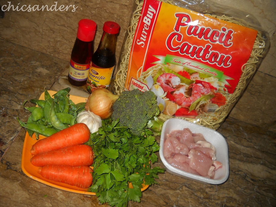 chicsanders: How to make Chinese Pancit Canton, the fast and easy way