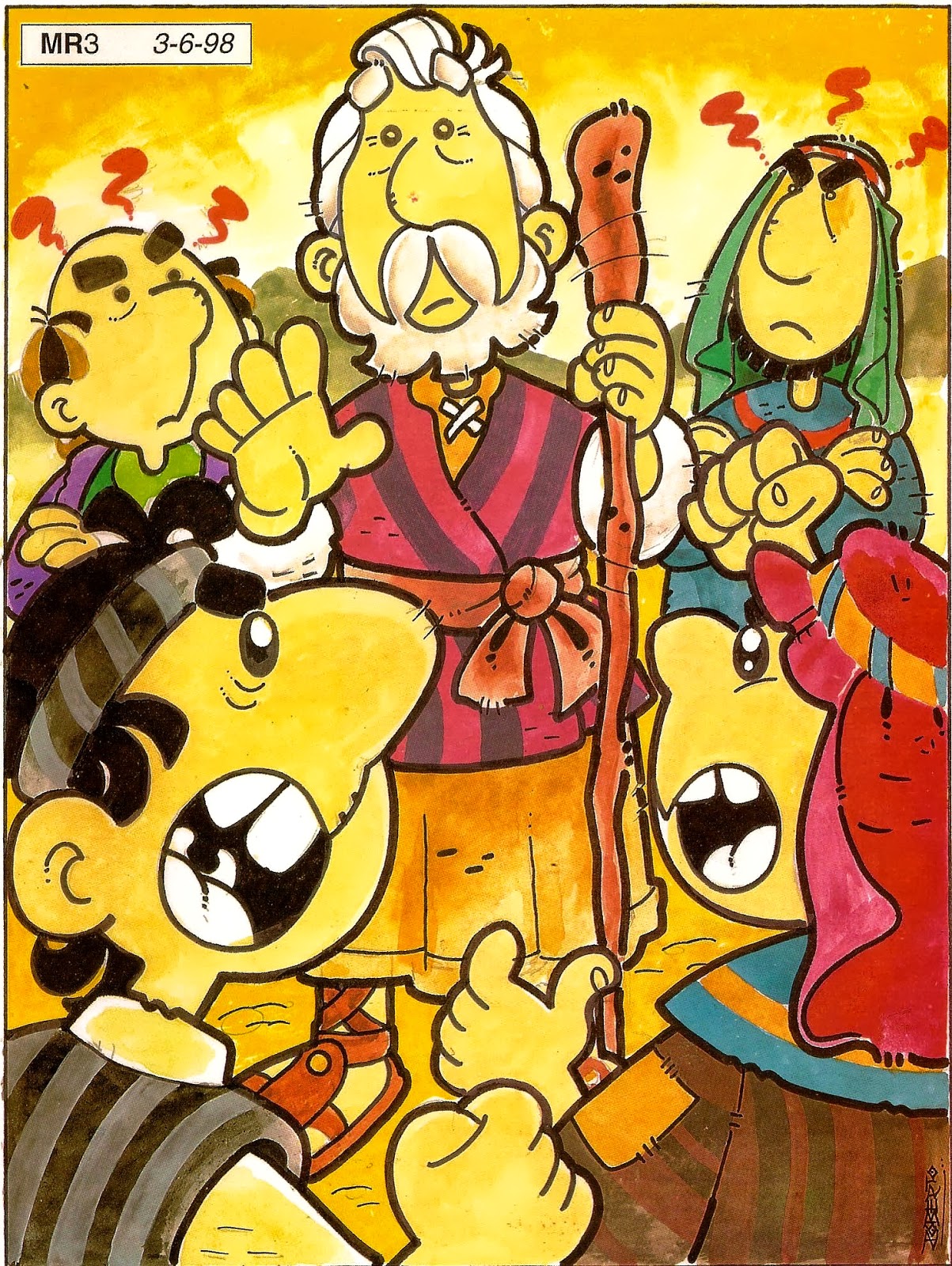 Dieu envoie la manne et les cailles - Levangelisation, section Enfants