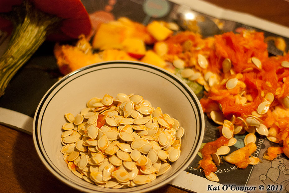 Food in my Food: Pumpkin Carving and Seed Spooktacular