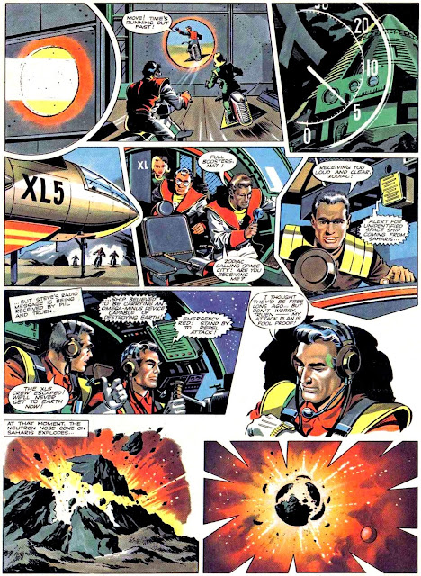 CRIVENS! COMICS & STUFF!: MIKE NOBLE'S FIRST FIREBALL XL5 STRIP - PART ...