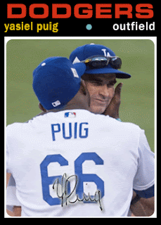 Dodgers Blue Heaven: Valentine's Day in Fantasy Baseball Card Form