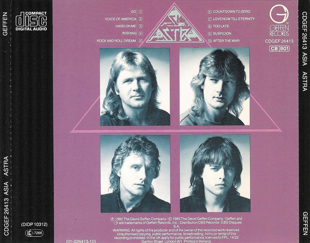 On The Road Again: Asia "Astra"