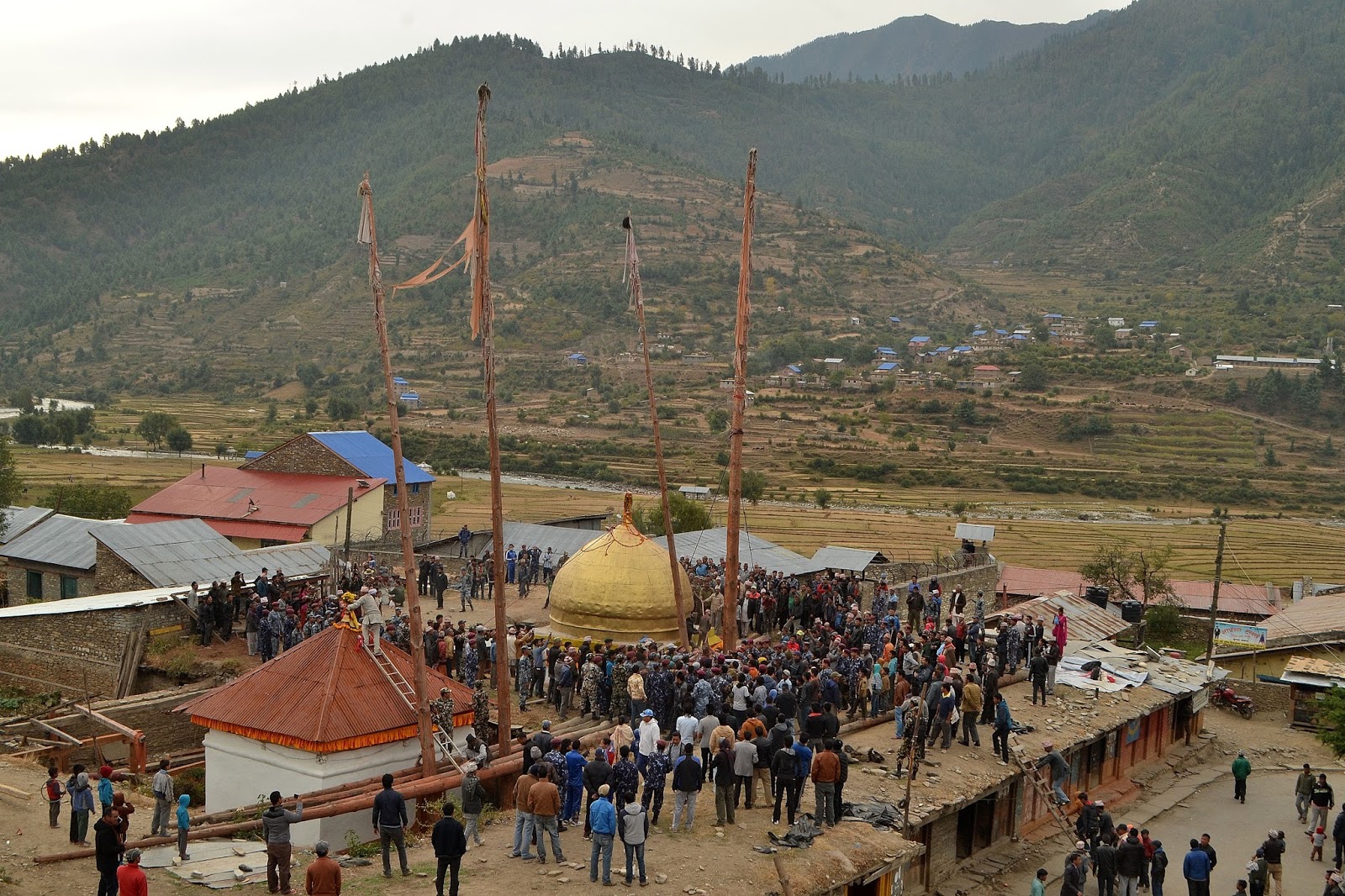 JUMLA: Bada Dashain begins by changing Lingo on day Gahatasthapana at Jumla