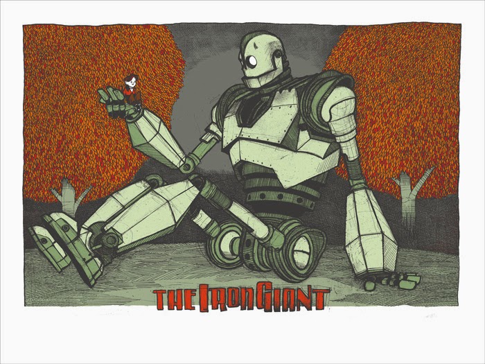 INSIDE THE ROCK POSTER FRAME BLOG: Iron Giant Posters by Jay Ryan ...