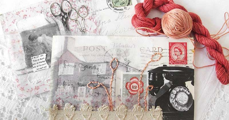 Velvet Moth Studio: Old Postcards and Childhood Memories and WOYWW