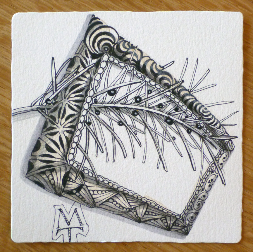 Zentangle: A Frame of Mine [d]