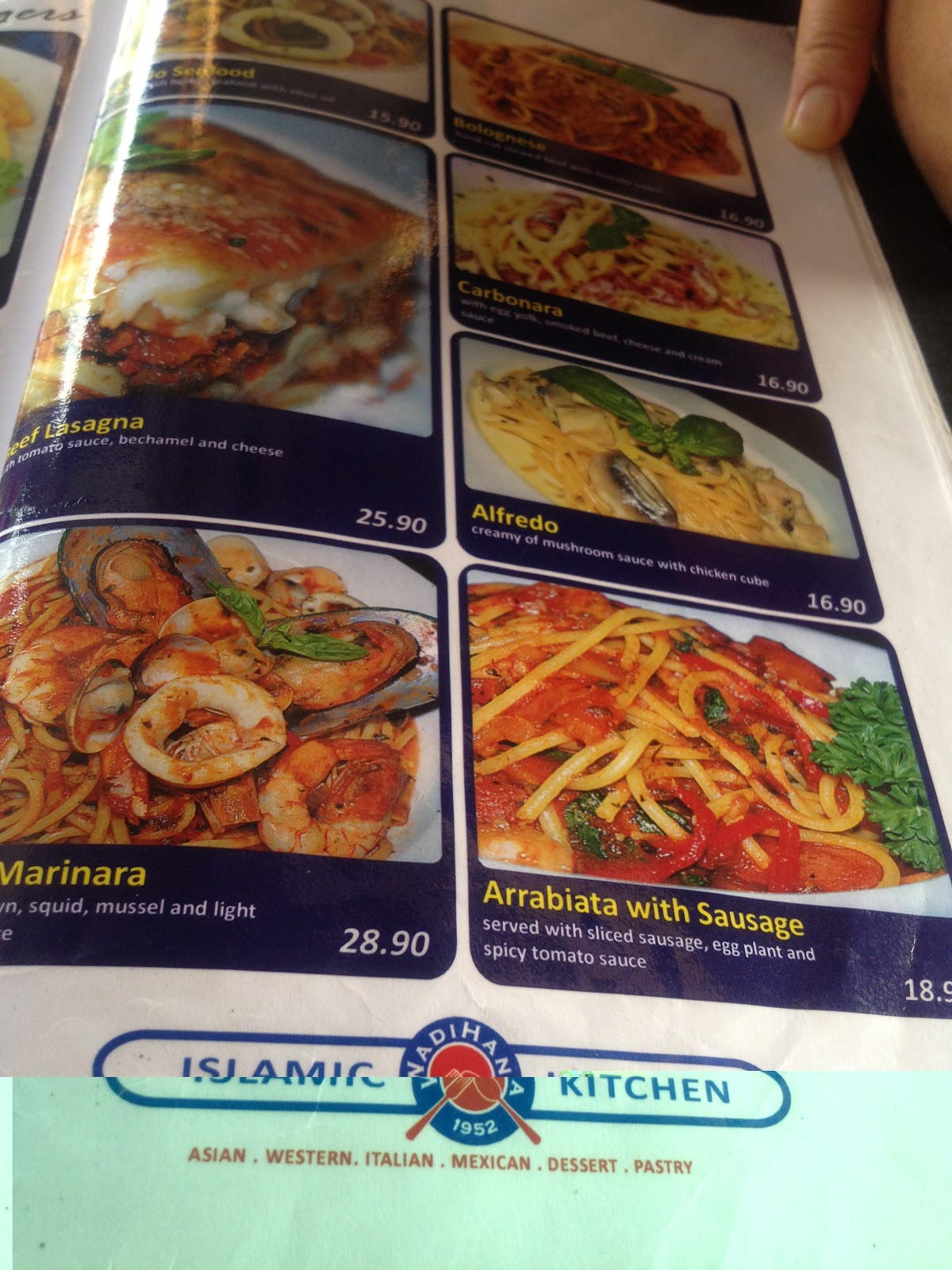 You and Me: MENU DI WADIHANA ISLAMIC KITCHEN