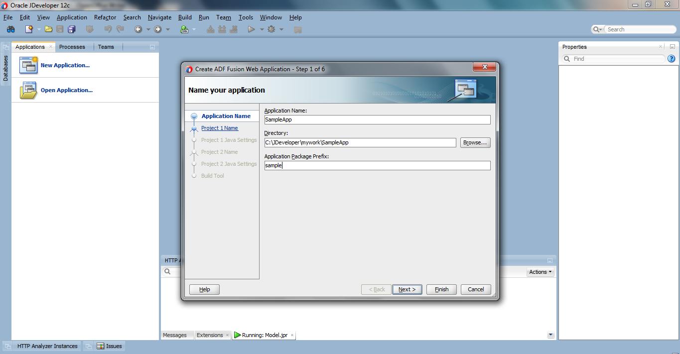 How To Create An Oracle Adf Fusion Web Application ~ Oracle Adf 12c Application Development