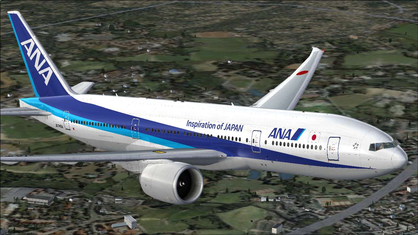Texturas Brasileiras: All Nippon Airways JA745A Boeing 777-200ER