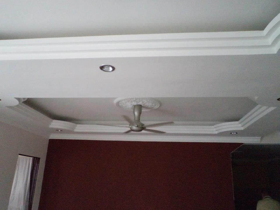 Moulding Plaster Ceiling: contoh yang telah dihasilkan..