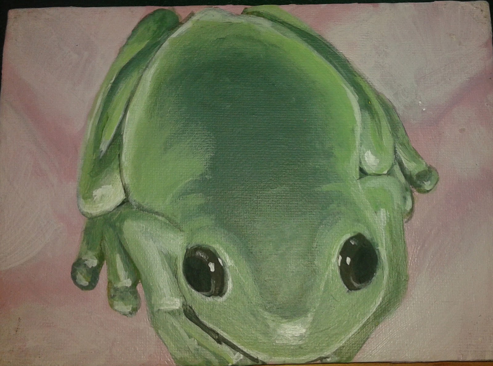 Ewelina's Art: Universe frog