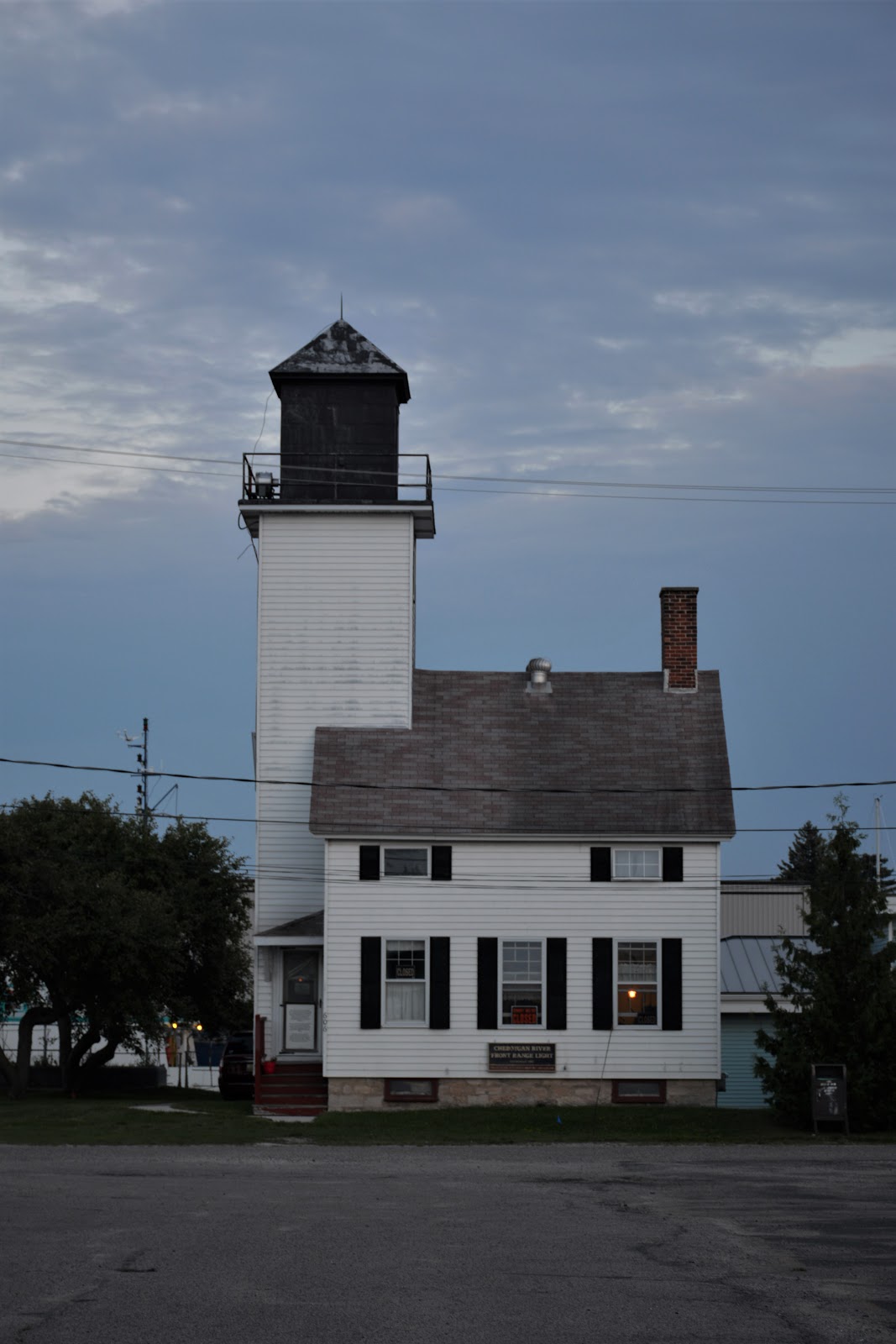 WC-LIGHTHOUSES: CHEBOYGAN RIVER FRONT RANGE LIGHTHOUSE