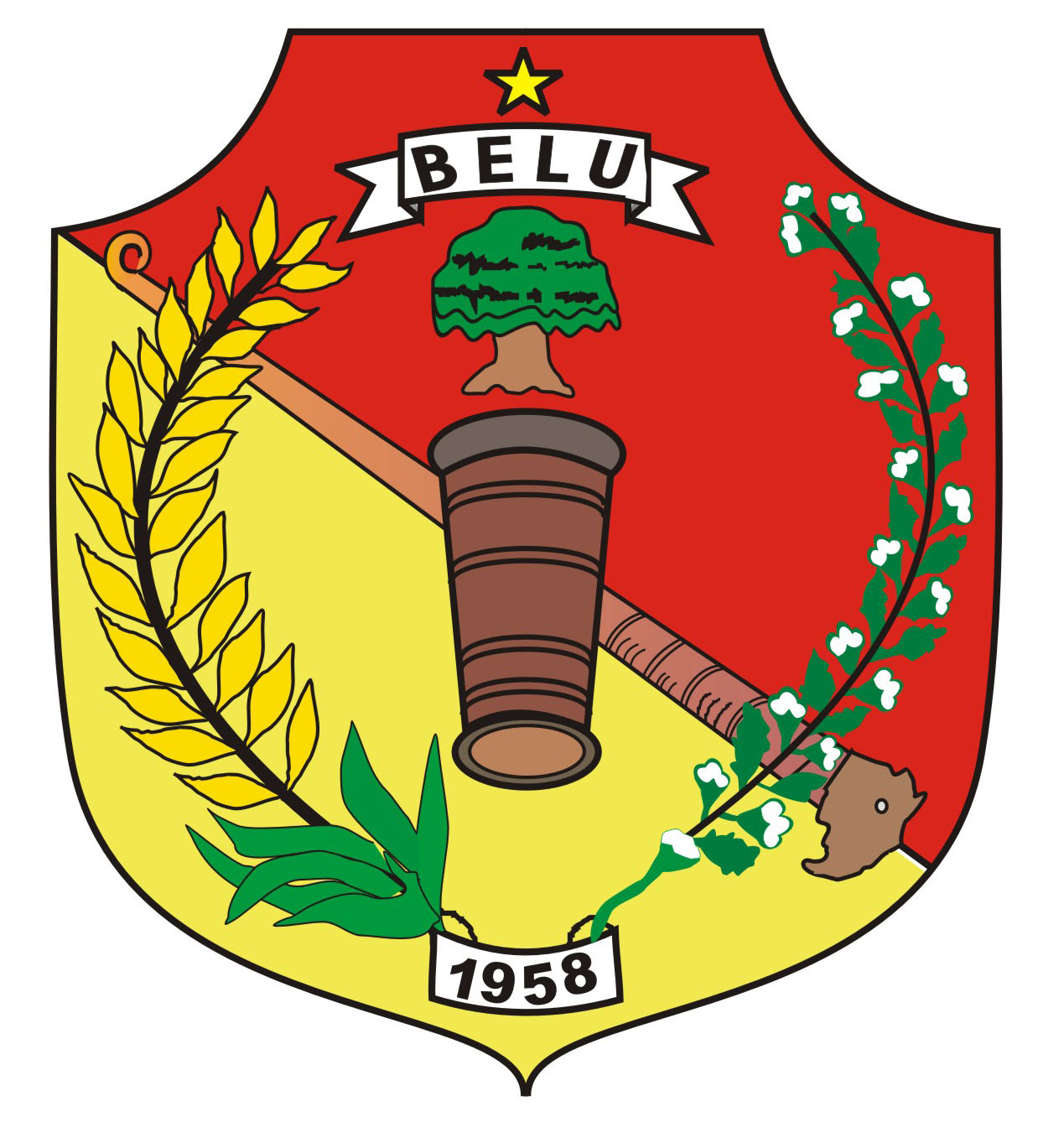 Personal Blog of Yabes Lay: Sejarah, Lambang, dan Peta Kabupaten Belu ...