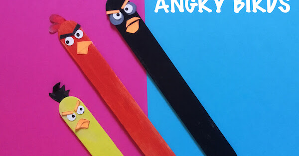 Angry Birds Puppet Craft - The Joy of Sharing