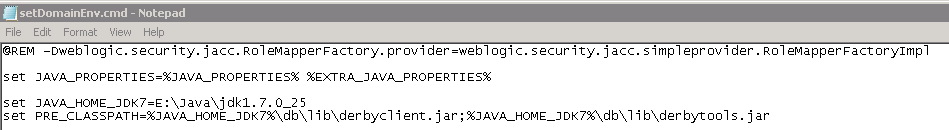 Middleware Help Apache Derby Datasource Configuration In Weblogic Server
