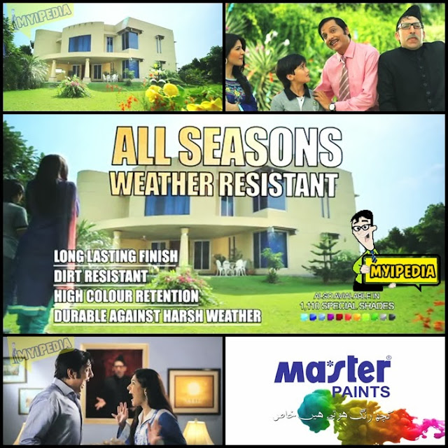Master Paints Weather Resistant TVC 2013 - Nabeel, Ayesha omar and ...