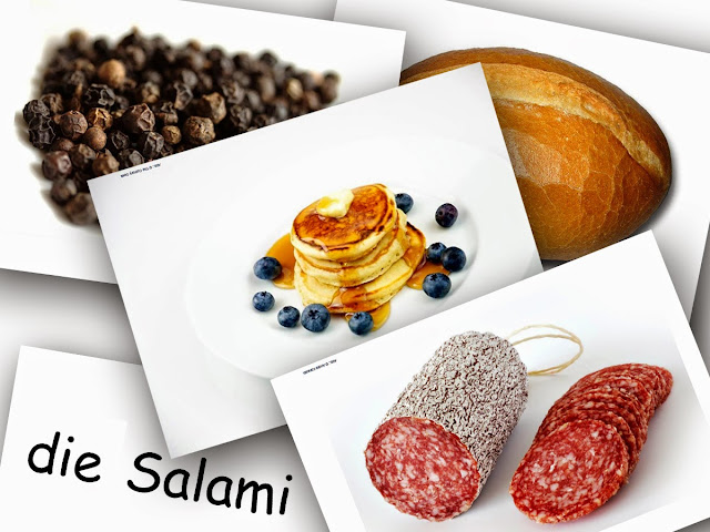 Sprachförderung Grundschule: DaZ Flashcards Essen und Trinken ...