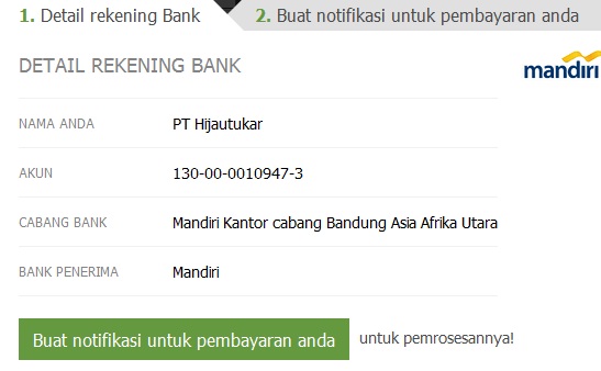 Nomor rekening bank(bca,bni,bri,nisp,mandiri) Fbs untuk tujuan deposit ...