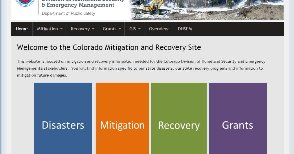 Colorado Emergency Management: DHSEM Update: April 2016