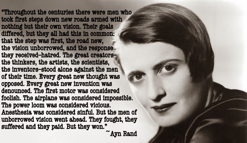 Engineering Quote of the Week - Ayn Rand - An Engineer's Aspect