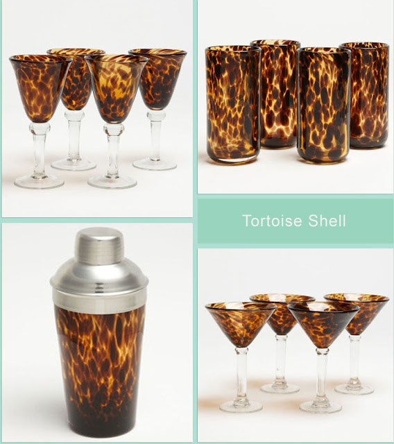 A Touch of Southern Grace : Tortoiseshell Glassware