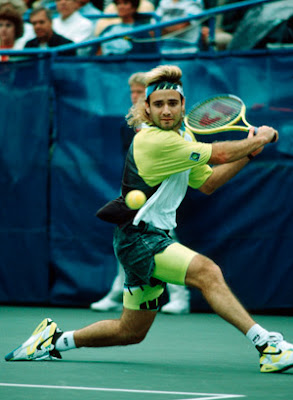 Waka Tennis: andre agassi young